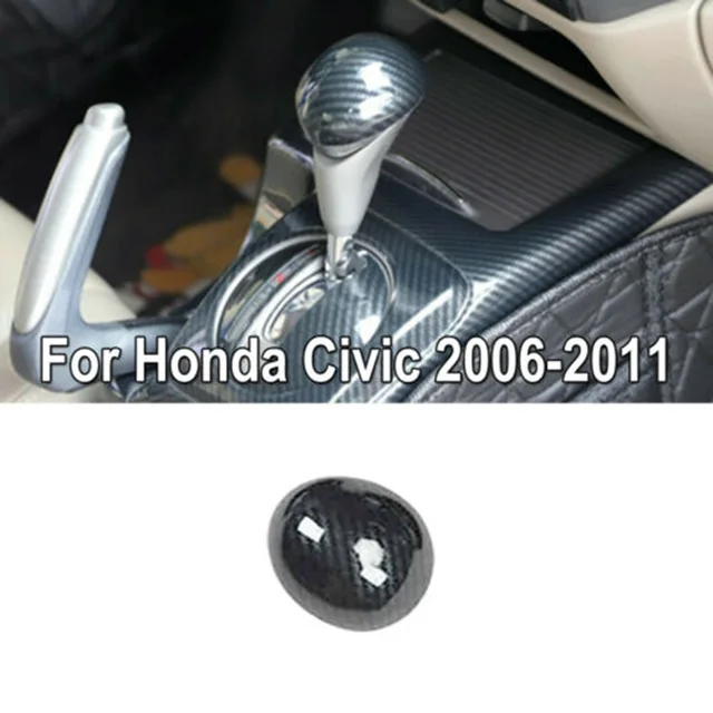 Fur Honda Civic 2006 2011 Knopf Abdeckung Getriebe Shift Ersatz Stilvolle Trim 1 stucke ABS Zubehor Carbon Faser Stil AliExpress 34