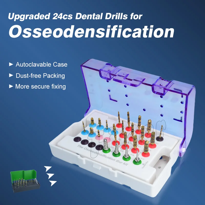 24-pcs-Dental-Osseodensification-Bur-Surgical-Rustfree-Dental-Implant ...