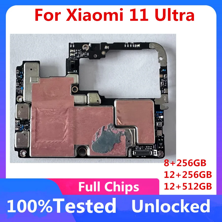 Original Unlocked Mainboards For Xiaomi Mi 11 Ultra Motherboard Main ...