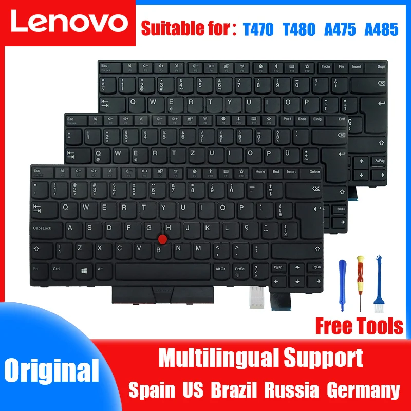 New-and-original-Lenovo-ThinkPad-T470-T480-keyboard-A475-A485-Notebook ...
