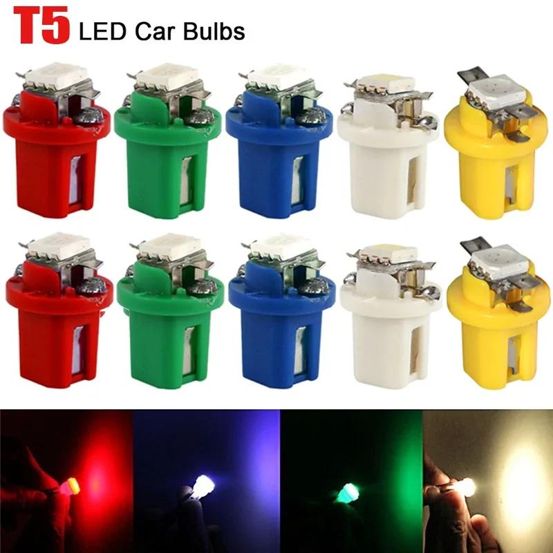10pcs-T5-B8-5d-Car-Instrument-LED-Lights-Car-Dashboard-Speed-Indicator ...
