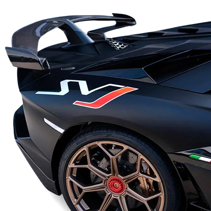 Sport-Racing-SVJ-Speed-Lightning-Sticker-Superleggera-Body-Decal-Wrap ...