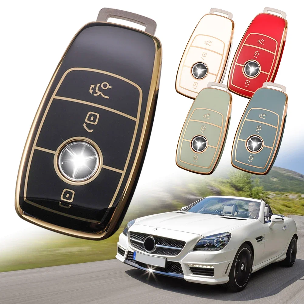 TPU-Car-Remote-Key-Cover-Case-Shell-Fob-for-Mercedes-Benz-2017-E-Class ...