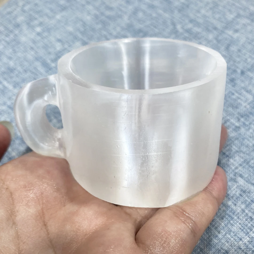 1pc-White-Selenite-Crystal-Hand-Crafts-Water-Cup-Healing-Stone-Crystal ...
