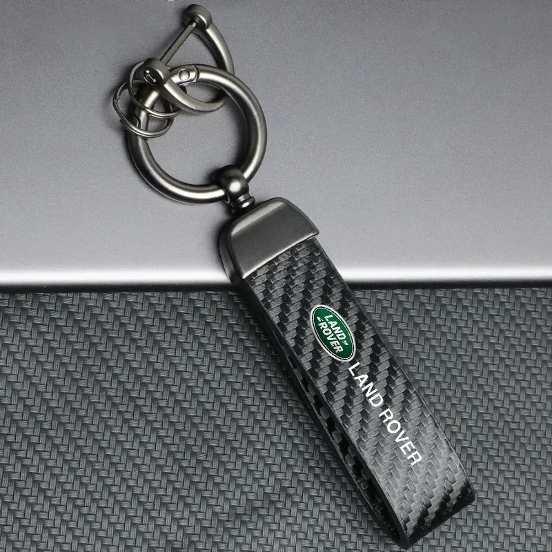 Carbon-fiber-Car-Keychain-Key-Ring-Pendants-For-Land-Rover-Discovery-2 ...
