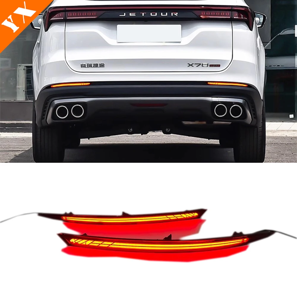 For Jetour x70 plus 2025 2026 car accessories Car Rear Bumper Light,LED ...