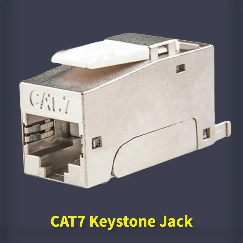 RJ45-Connector-CAT7-Plug-Keystone-Jack-Female-Full-Shielded-Lan ...