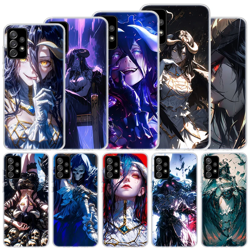 Albedo Overlord Anime Soft Case For Samsung Galaxy A17 A16 A26 A36 A56 ...