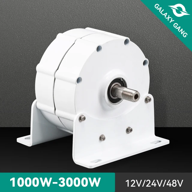 Electric Generator Wind Dynamo Water Turbine 1000W 2000W 3000W 12V 24V ...
