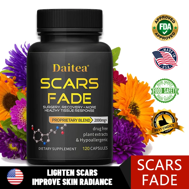 Daitea-Glutathione-Natural-Scar-Pills-for-Wound-Healing-Scars-Reduction ...