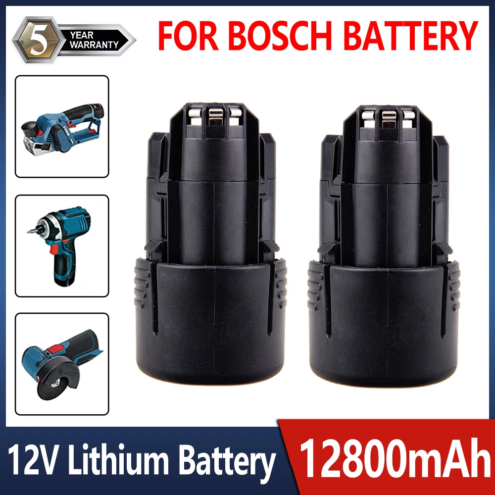 12800mAh-10-8V-12V-Li-ion-Battery-BAT411-For-BOSCH-BAT412A-BAT413A-D ...