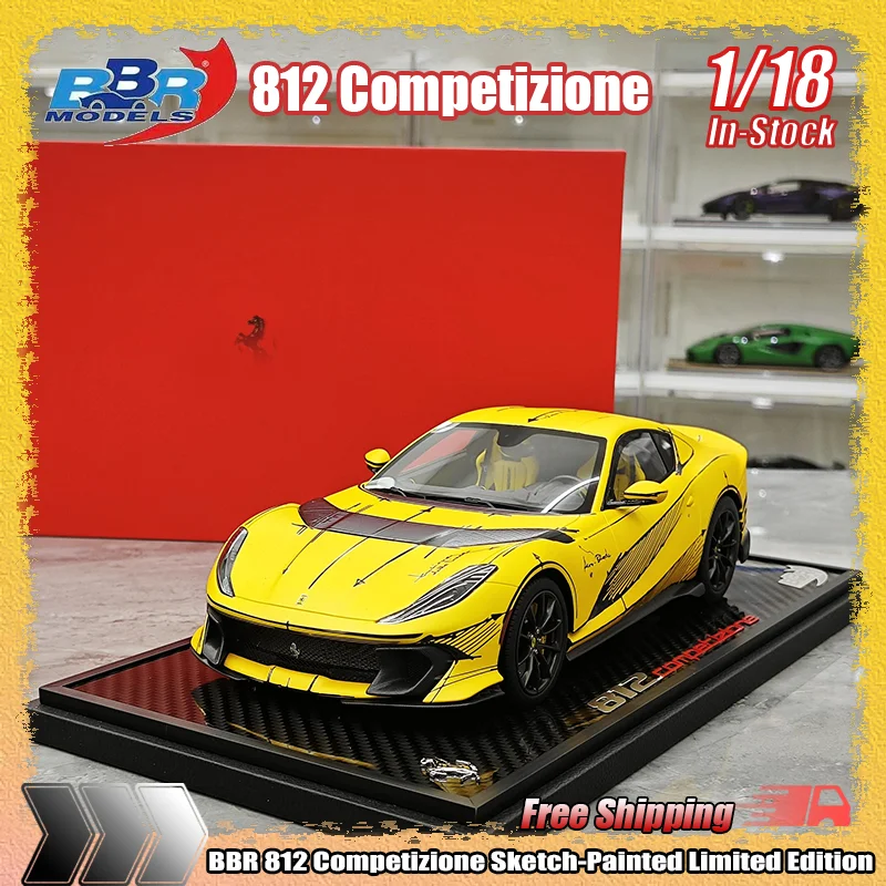 New In Stock Bbr 1:18 812 Competizione Sketch-Painted Limited Edition ...