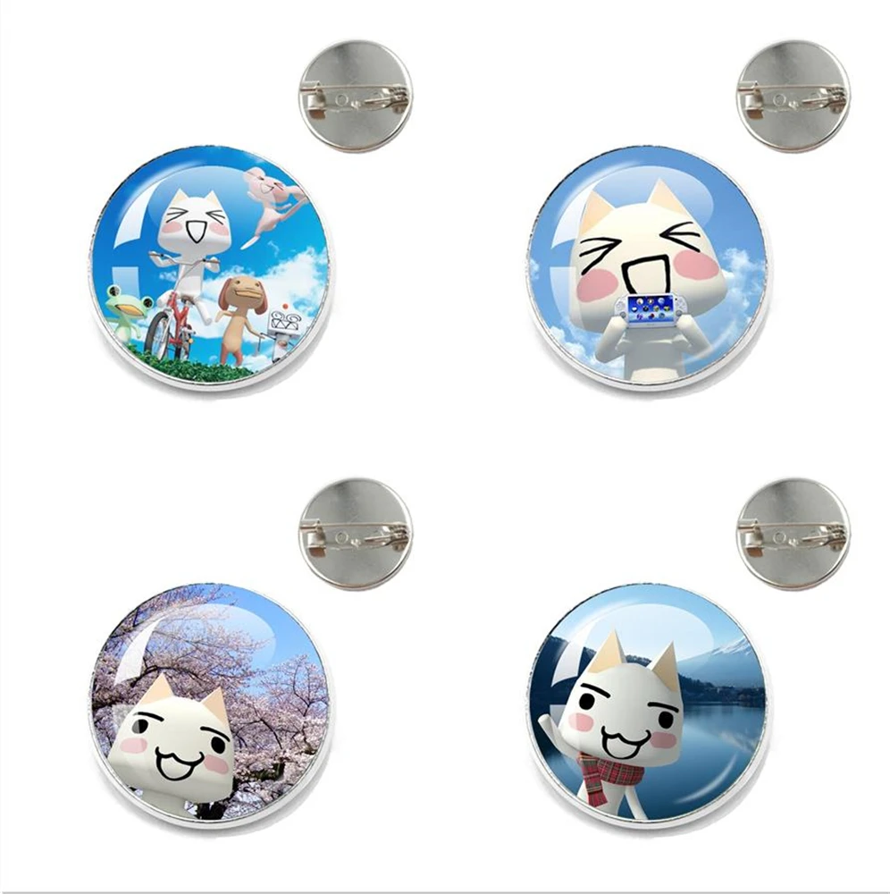 Toro-Inoue-Sora-Ricky-Glass-Dome-Brooches-Shirt-Lapel-Bag-Clothes-Hat ...