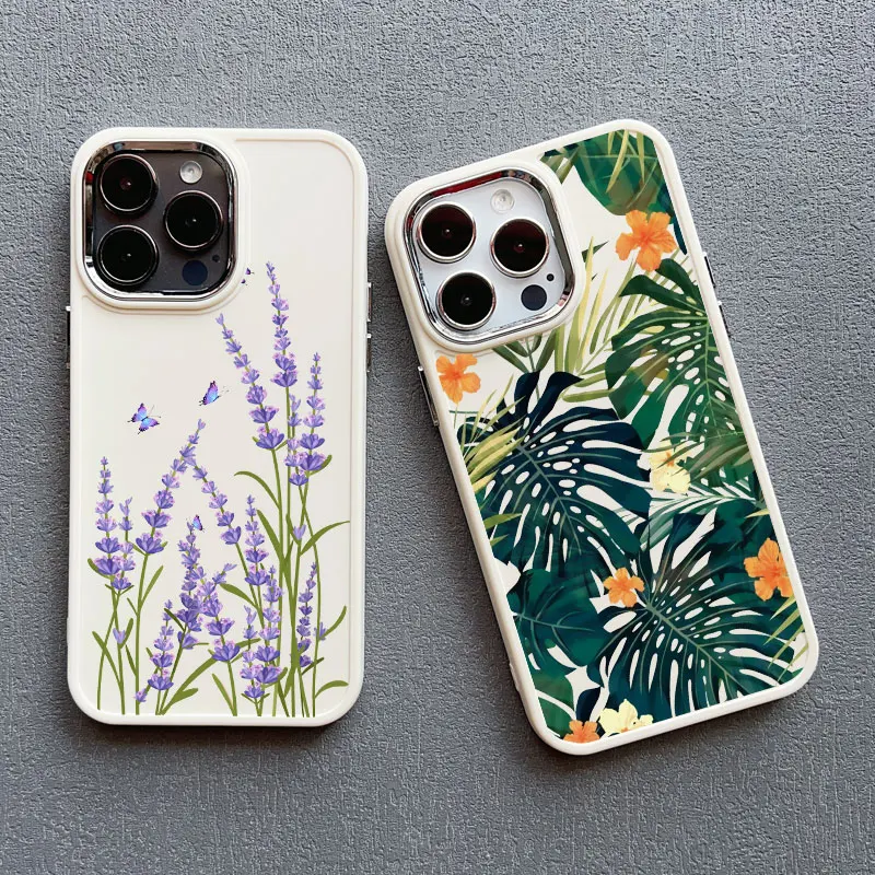 Flower Luxury Silicone Phone Case For iphone 16 15 7 8 plus X XR XS 16 ...