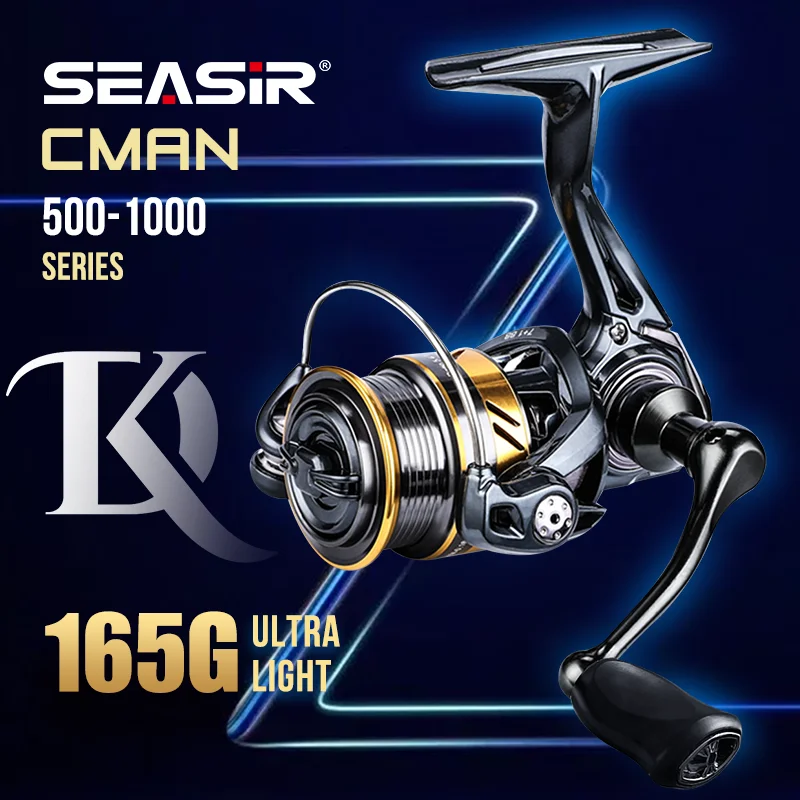 SEASIR-Cman-500-800-1000-Micro-Spinning-Fishing-Reel-Ultralight-165G ...