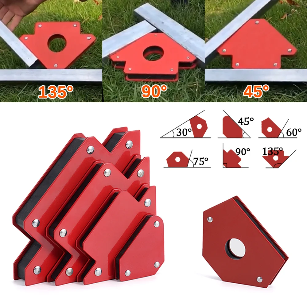 9-25-30-50-75LBS-Magnetic-Welding-Locator-Welding-Magnet-Holder-45-90 ...