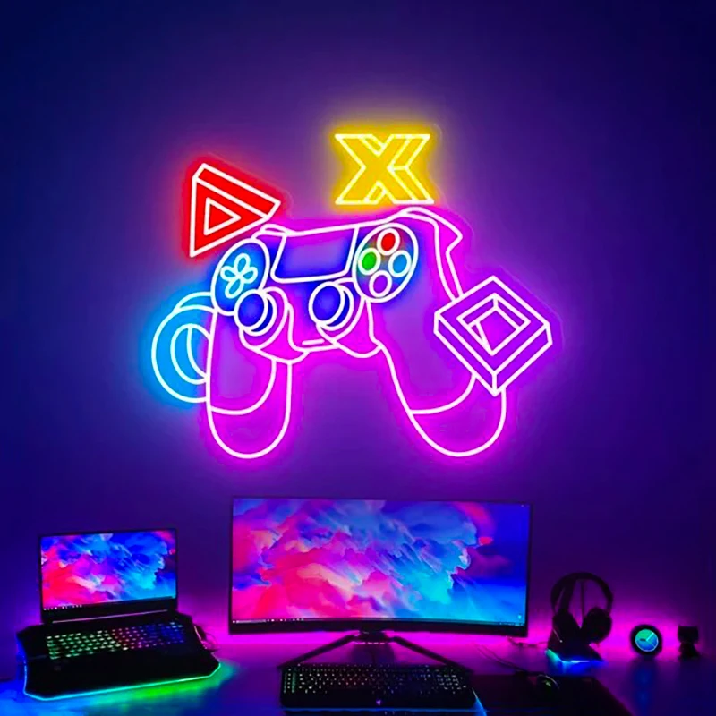 Gamer-Custom-LED-Neon-Sign-Game-Controller-Neon-Sign-for-Gamer-Room ...