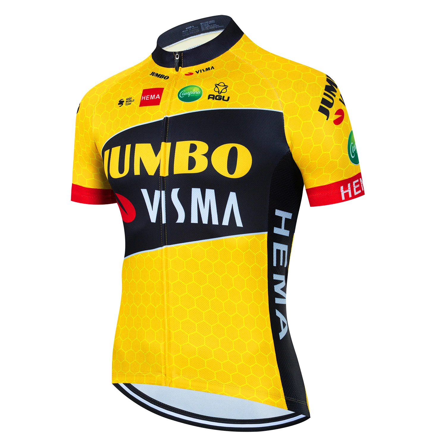 Jumbo-Visma-ciclismo-Jersey-para-homens-AERO-bicicleta-Jersey ...