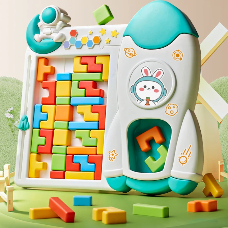 Puzzle-tridimensional-do-espa-o-Tetris-Brinquedos-interativos-do-jogo ...