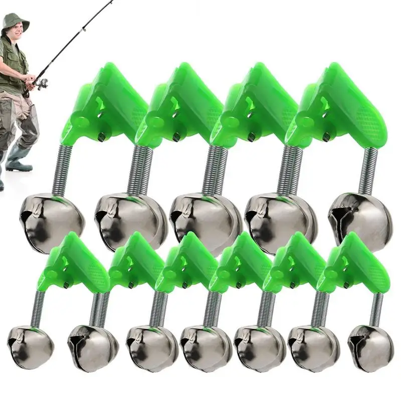 10Pcs-Fishing-Alarm-Ringing-Bell-Night-Fishing-Rod-Twin-Spiral-Bell ...