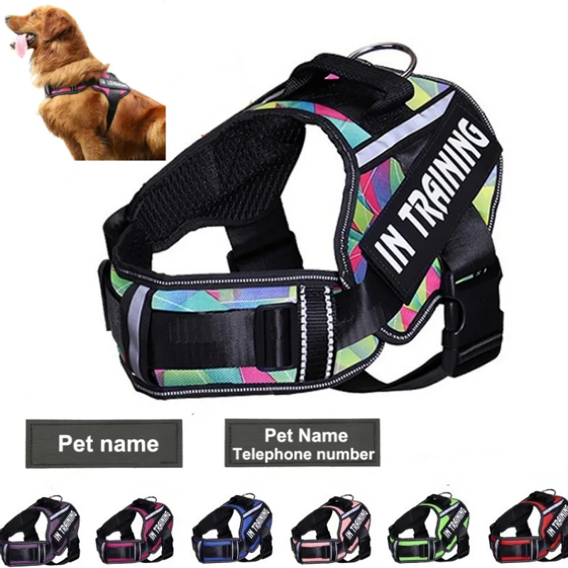 Adjustable-Nylon-Dog-Harness-Personalized-Harness-For-Dogs-Reflective ...