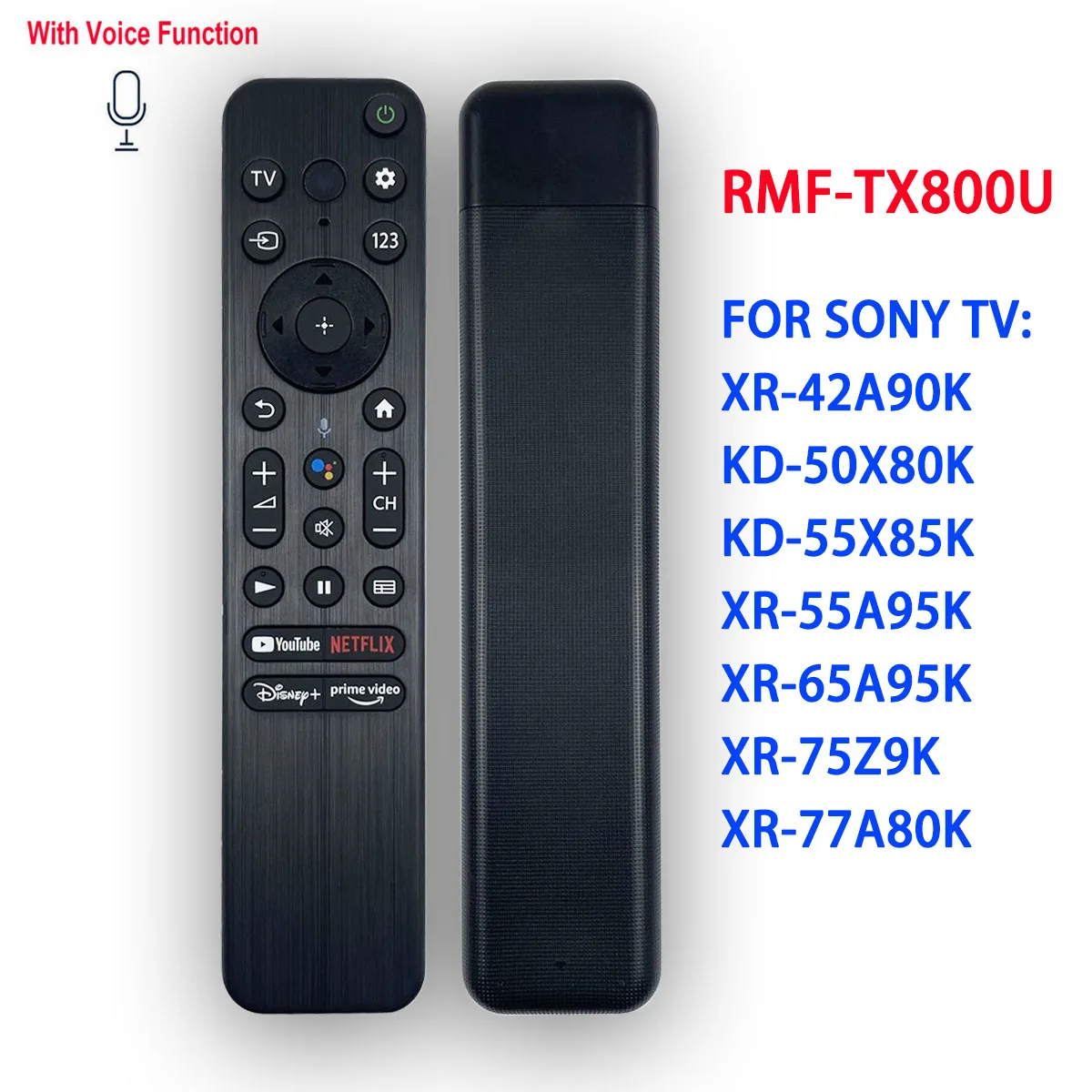 New-Bluetooth-Voice-Remote-Control-RMF-TX800U-for-Sony-Smart-TV-Fit-XR ...