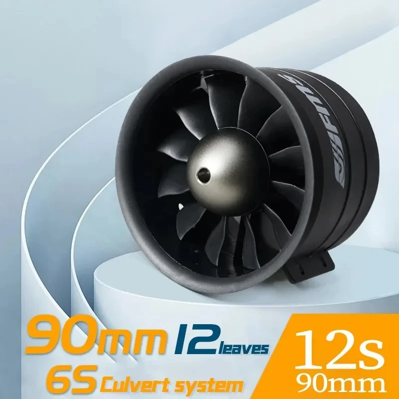 FMS-90mm-12-blade-con-Motor-3970-KV1950-Ducted-Fan-Jet-EDF-Engine-Power ...