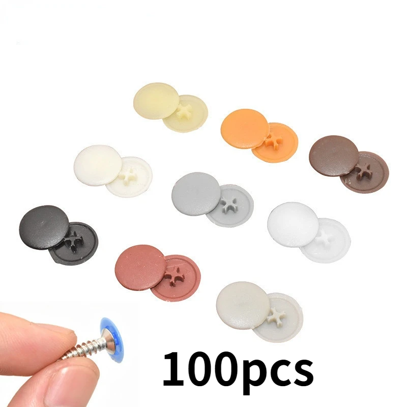 100pcs-bag-Plastic-Nuts-Bolts-Covers-Exterior-Protective-Caps-Practical ...