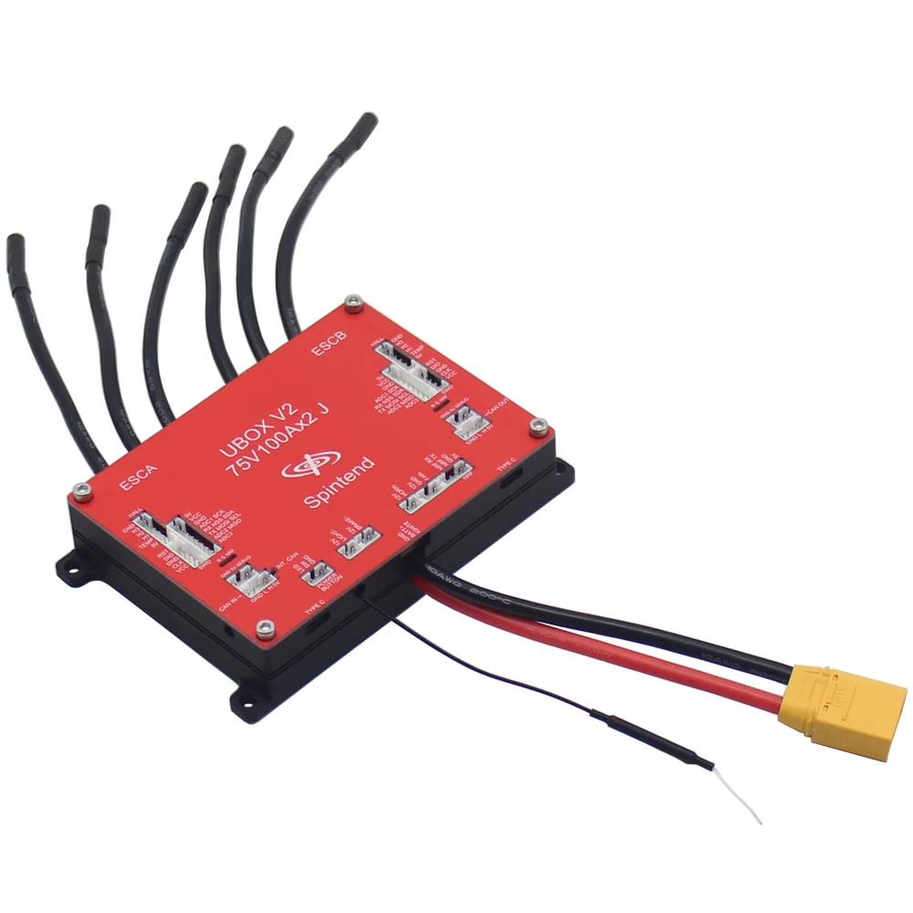 75V-200A-Dual-Motor-Controller-Ubox-V2-J-Base-On-75V-300A-VESC-for-DIY ...