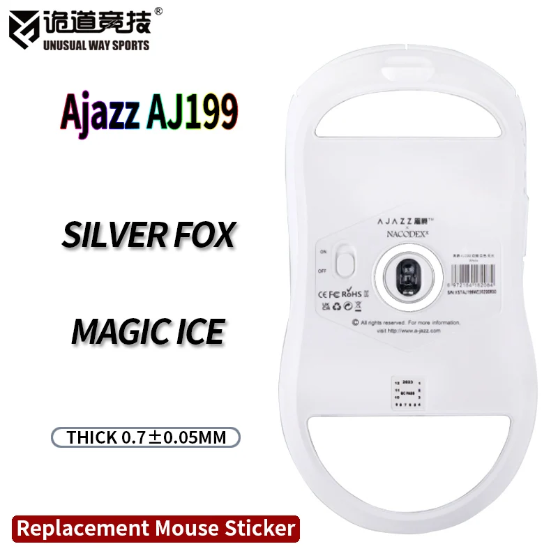 UnusualWaySports-Mouse-Feet-Skates-Foot-AJ199-Cambered-Surface-PTFE ...