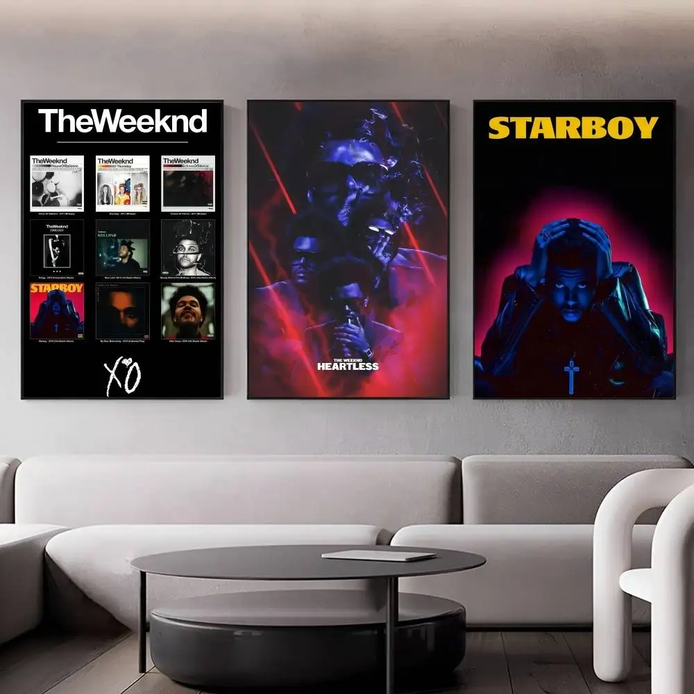 The Weeknd Poster Self-adhesive Art Waterproof Paper Sticker Coffee ...