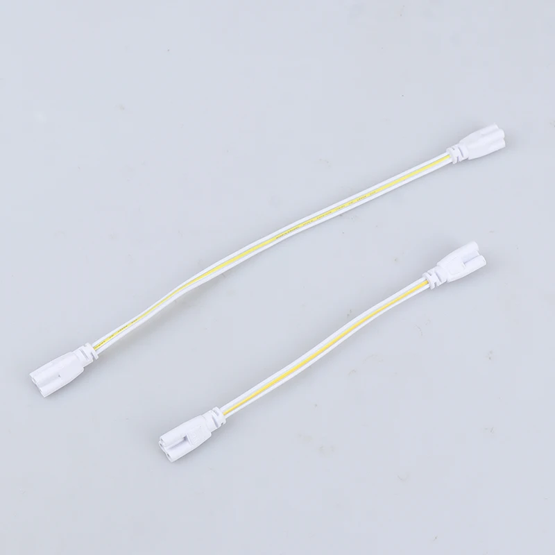 LED-tube-lamp-connected-cable-T4-T5-T8-LED-light-double-end-connector ...