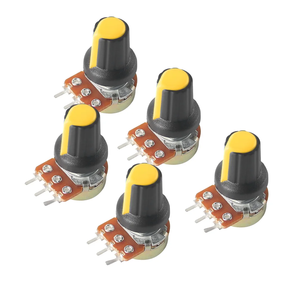 5PCS-WH148-Potentiometer-Linear-Rotary-Taper-3Pin-1K-1M-Ohm-Variable ...