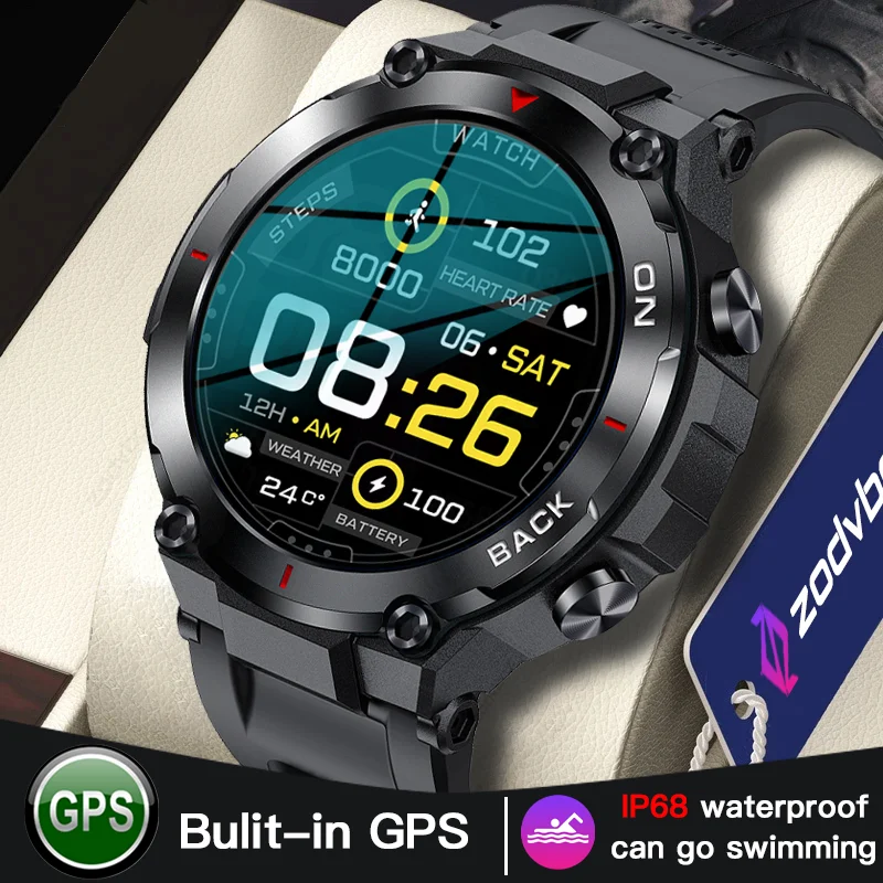 2023 New GPS Smart Watch Men Can Go Swimming Sport Watches Health ...