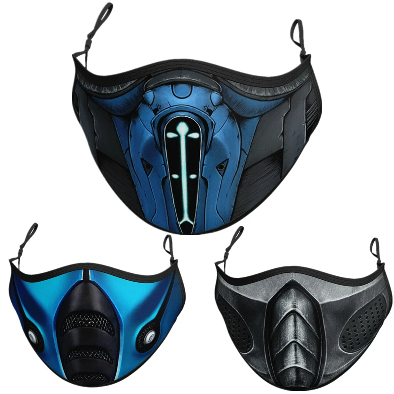 Mortal-Kombat-Noob-Saibot-Scorpion-Sub-Zero-Ninja-Cosplay-Face-Mask ...