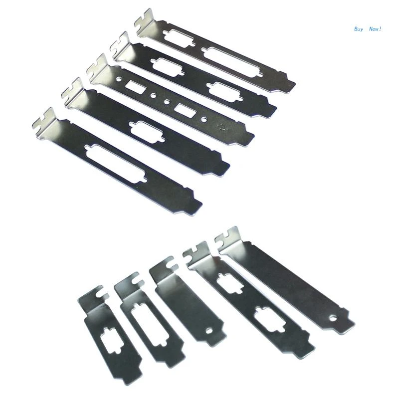 Low / High Profile Bracket DB9 Bezel DVI VGA DP Port Optioal For Half ...