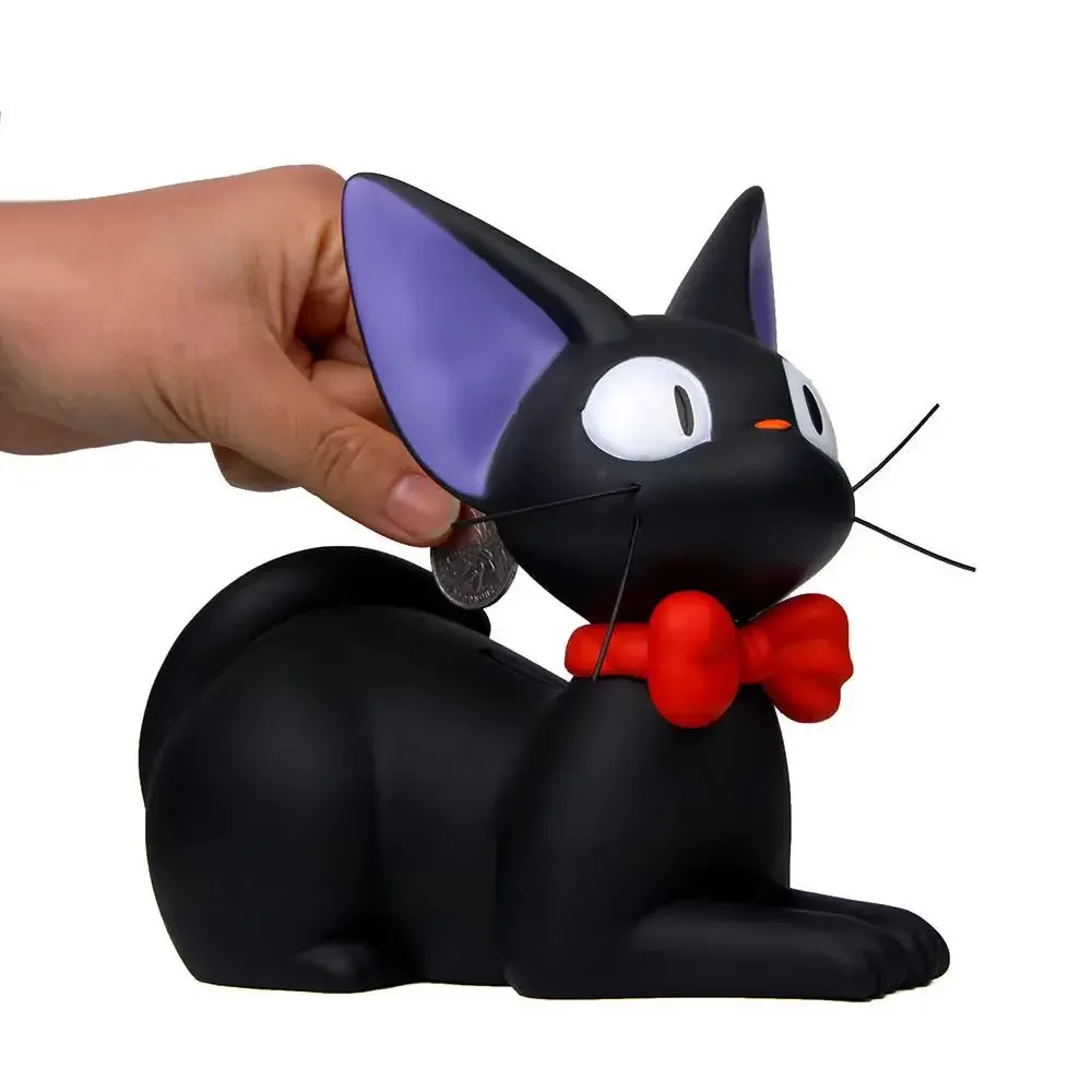 Cute-Black-Cat-Hand-cranked-Money-Box-with-Glucose-gum-Storage-for ...