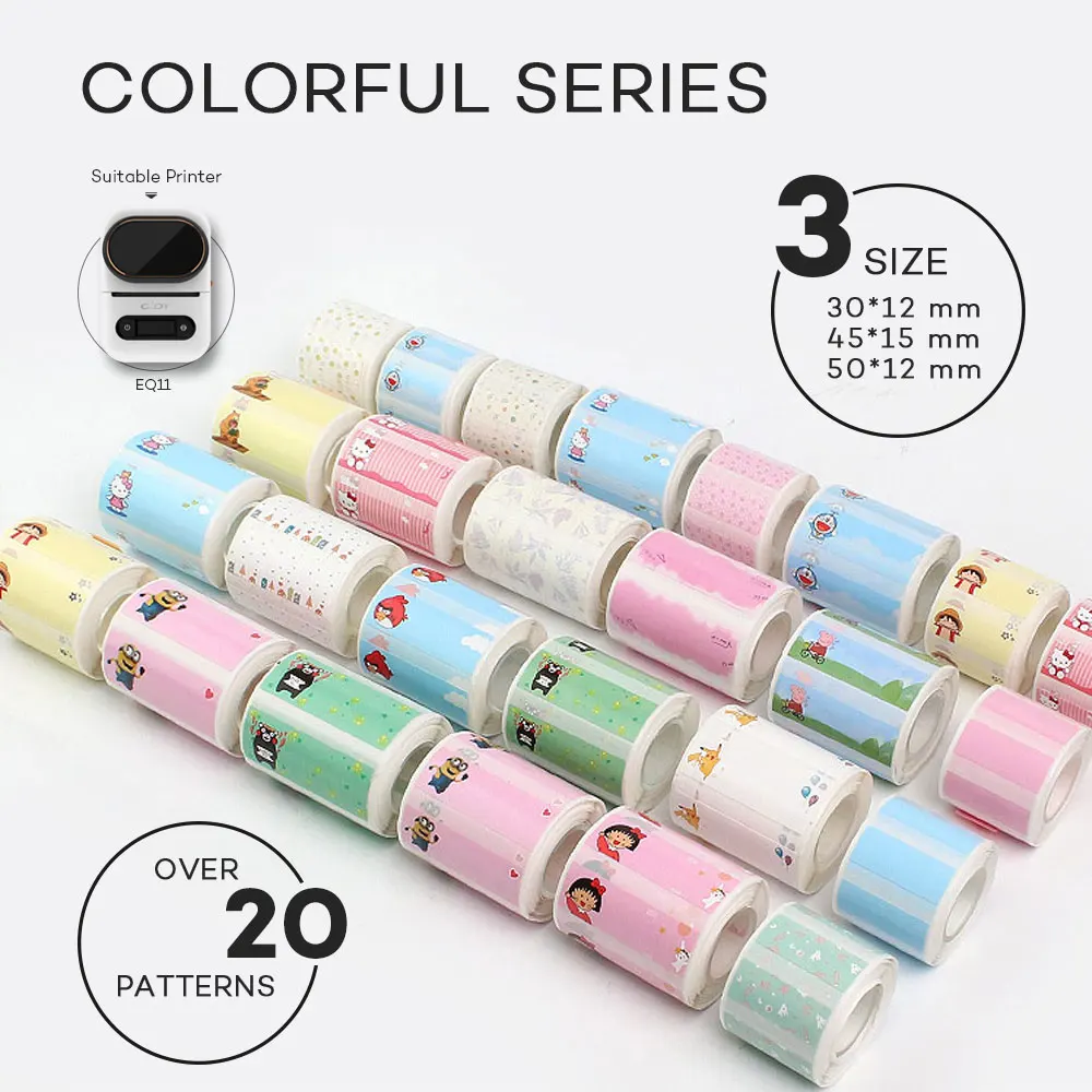 1rolls-Phomemo-M110-M220-M200-Machine-Label-Printer-Sticker-Self-Adhesive-Thermal-Paper ...