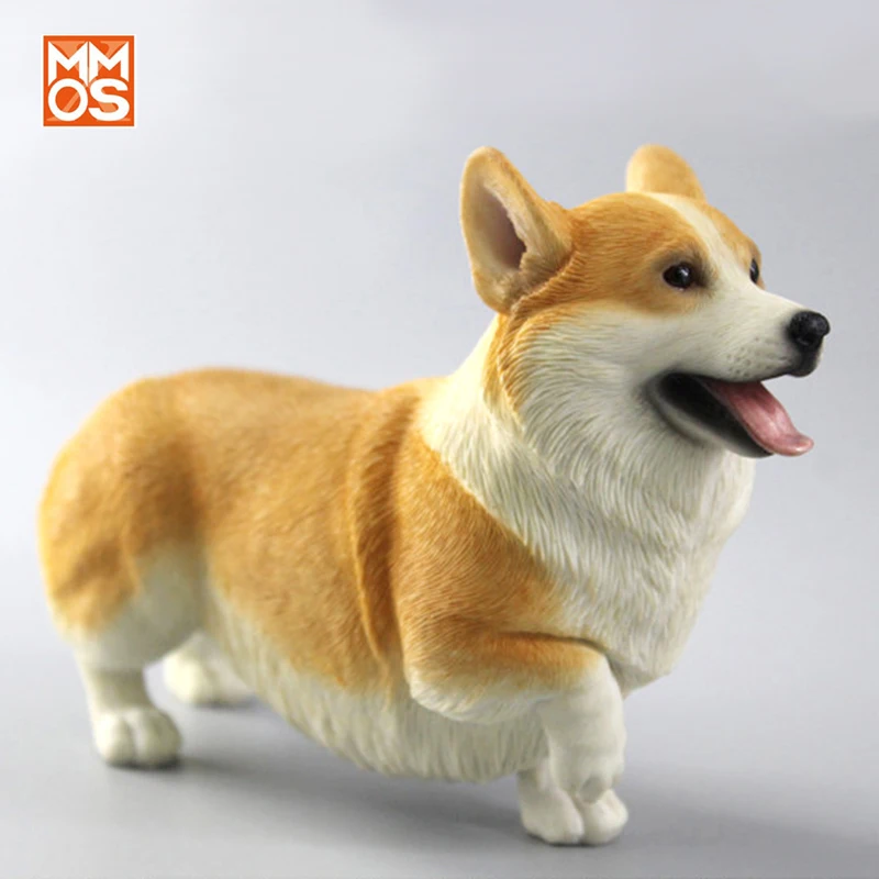 1-6-Scale-Corgi-Cute-Dog-Simulation-Animal-Resin-Model-For-12-Soldier ...