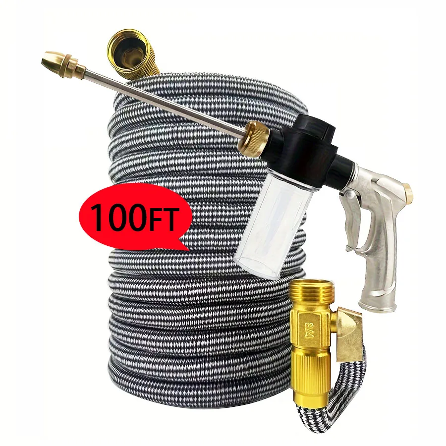 High Quality Expandable Garden Hose Flexible High Pressure Nozzle Spray ...