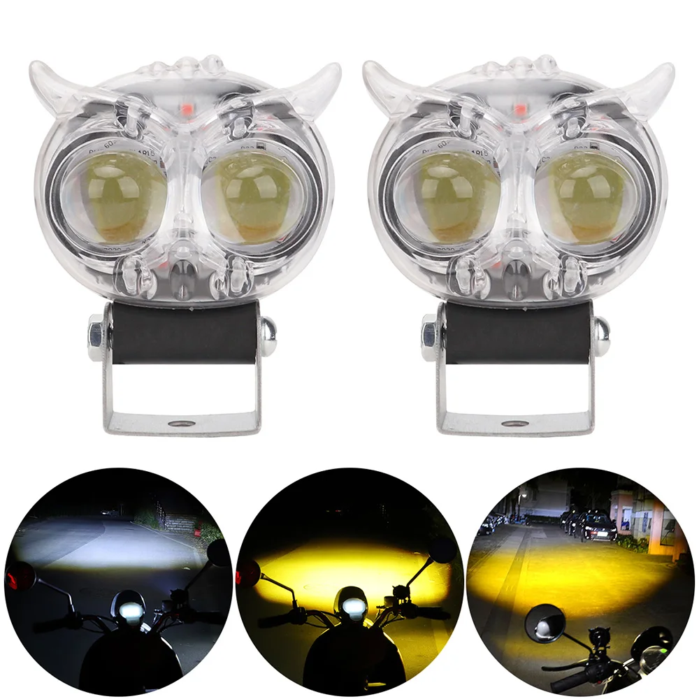2pcs owl style Tiger mode motorcycle laser light Spotlight LED ...
