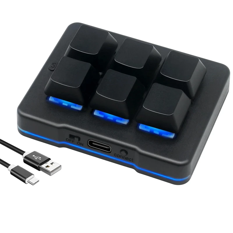 6-Key-Mini-Keypad-Wireless-USB-Gaming-Keyboard-Macro-Customized ...