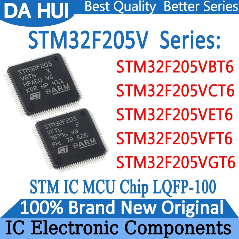 New STM32F205VBT6 STM32F205VCT6 STM32F205VET6 STM32F205VFT6 STM32F205VGT6 STM32F205V STM32F205 ...