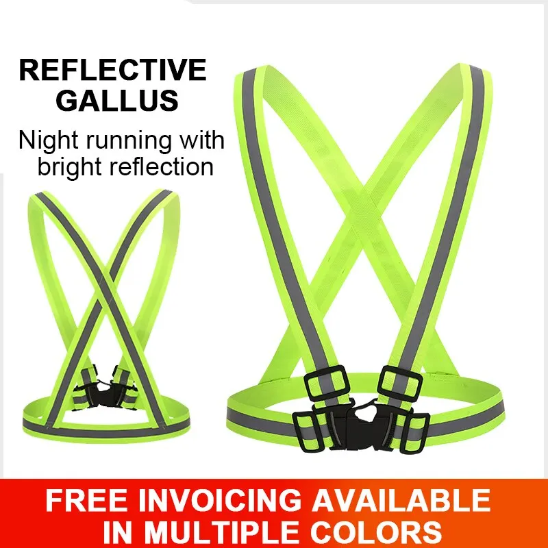 Highlight Reflective Straps Night Work Security Running Cycling Safety ...