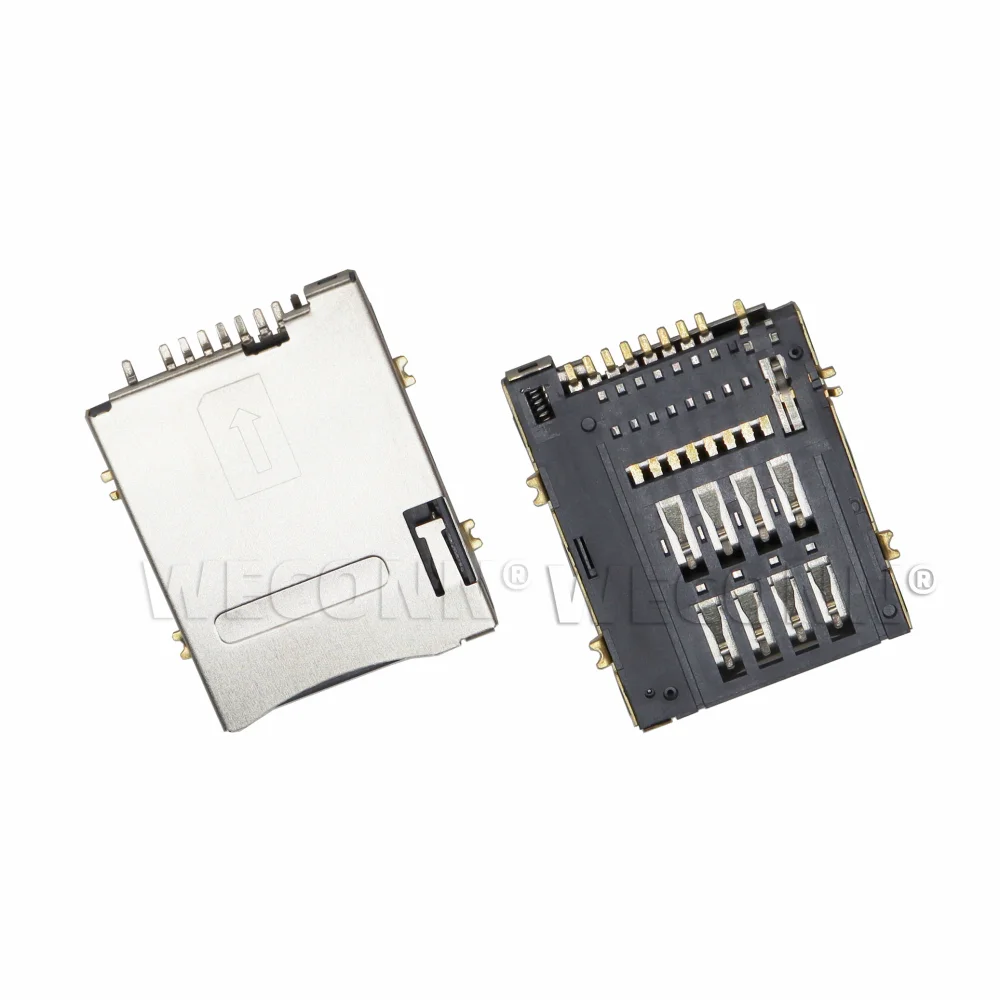 China-factory-SIM-big-card-connector-8-1pin-with-switch-Push-Push-type ...