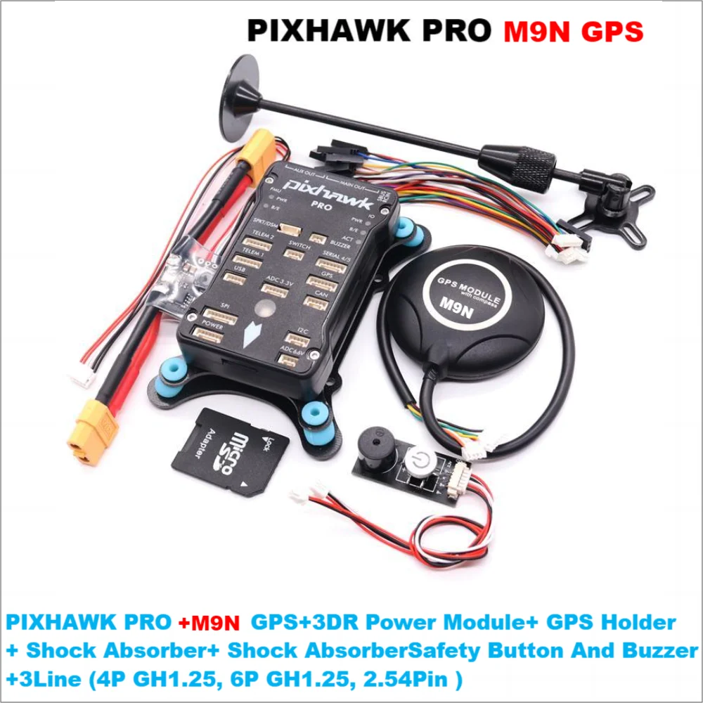 Rctosky Pixhawk PX4 PRO M9N GPS PIX 32 Bit Flight Controller Autopilot ...