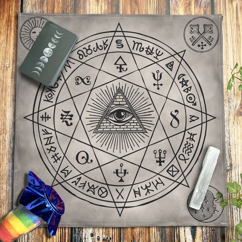 Altar Cloth Board Game Divination Witchcraft Astrology Pagan Oracle ...