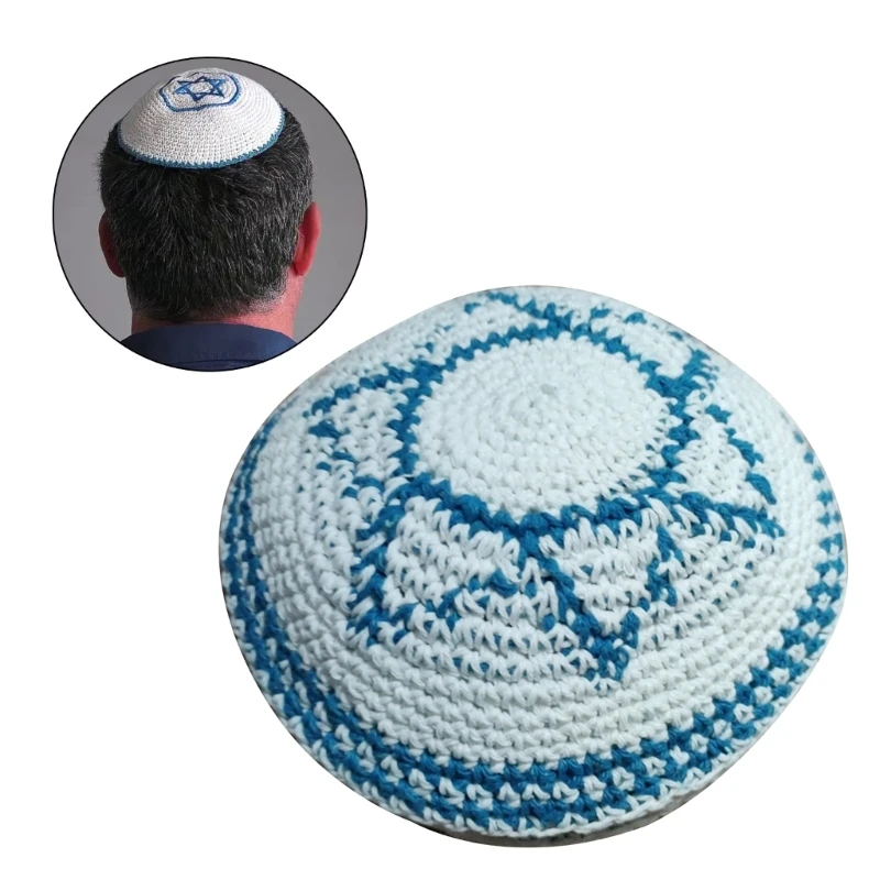 Sombrero-Kippah-Unisex-moderno-gorra-algod-n-blanca-para-trajes-jud-os ...