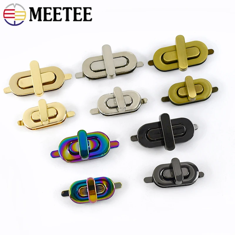 2Pcs-34x16-42x17mm-Bag-Locks-Turn-Twist-Lock-Strap-Metal-Buckles-Purse ...