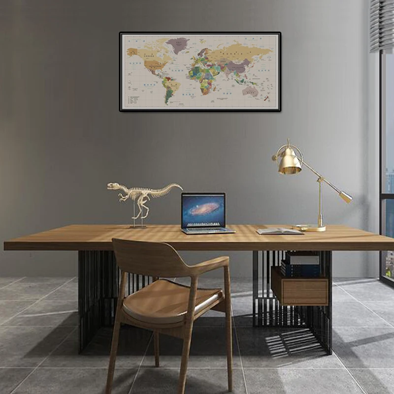 Industrial-style-solid-wood-desk-wrought-iron-computer-table-loft ...